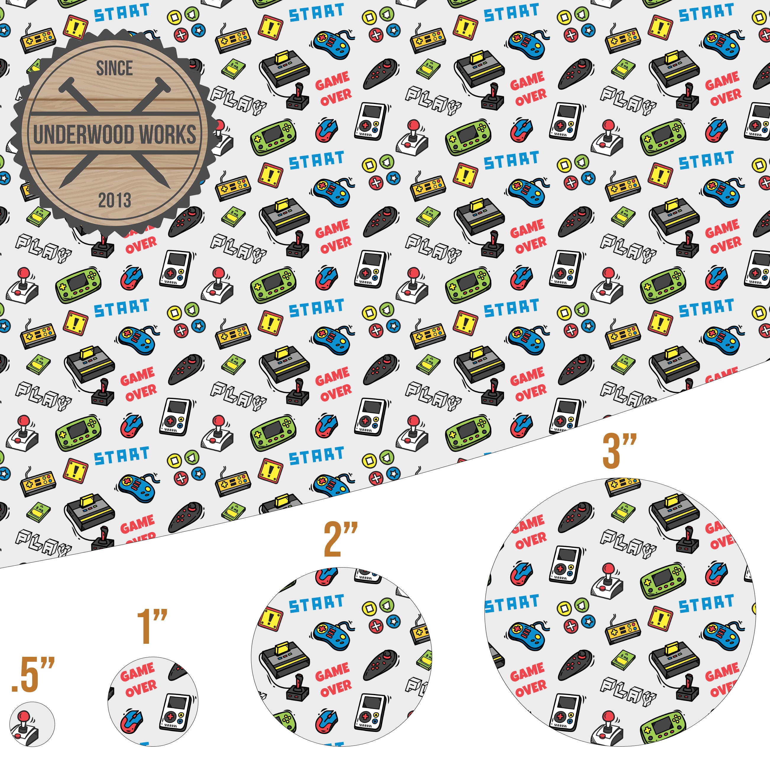 Controllers - UV Printed Pattern – Underwood Works